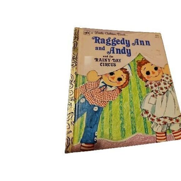 Other | Vtg Little Golden Book Raggedy Ann And Andy And The Rainy Day ...